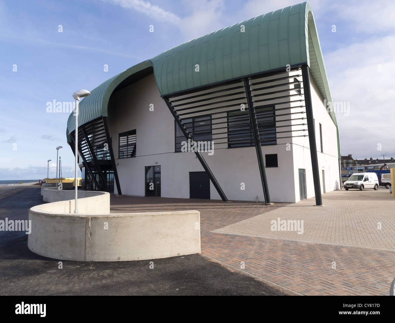 The seaward side of the new Tuned In! arts, media and performing arts ...