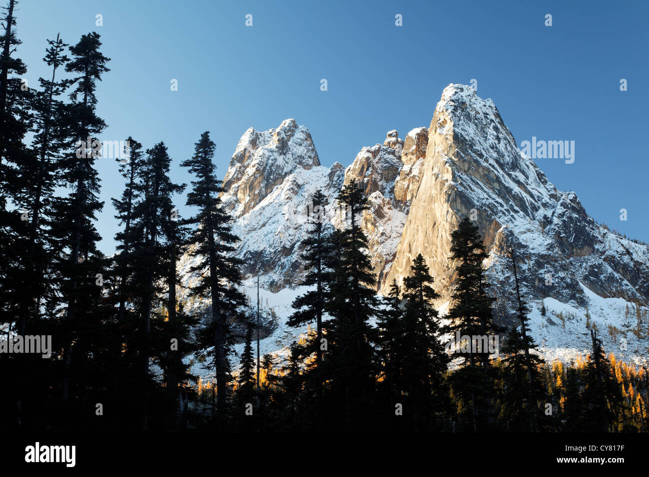 Liberty Bell Mountain Washington Pass High Resolution Stock Photography ...