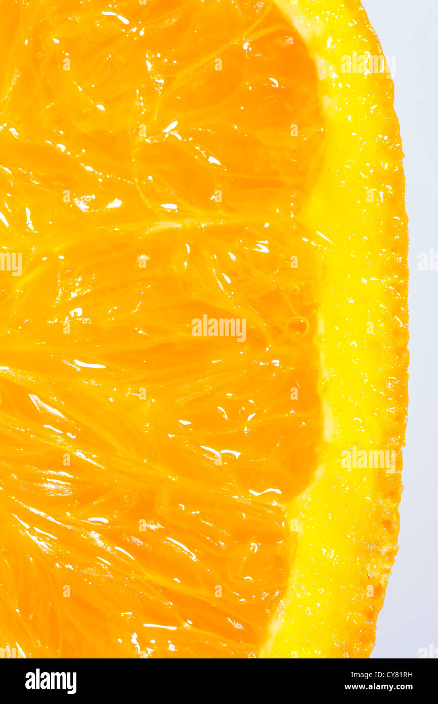 Orange Slice, Close Up Stock Photo - Alamy