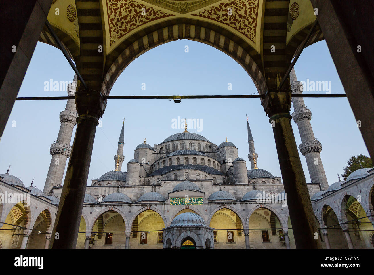 Sultan Ahmed Mosque also called The Blue Mosque in Istanbul, Turkey ...