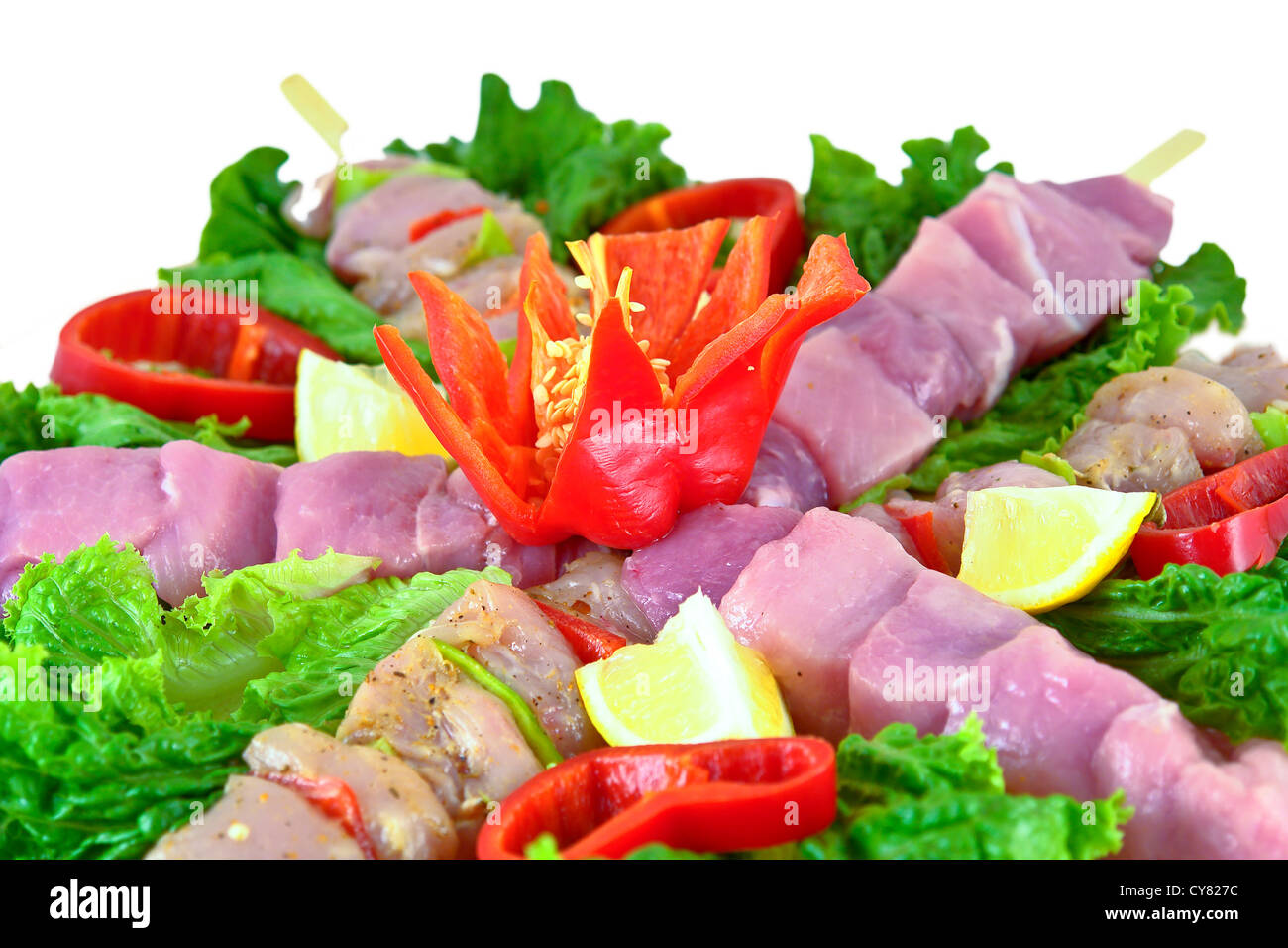 Fresh beef on board ready to cook Stock Photo - Alamy