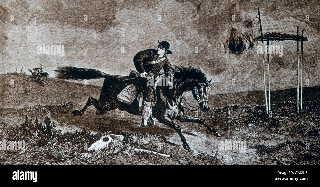 Pony express rider hi-res stock photography and images - Alamy