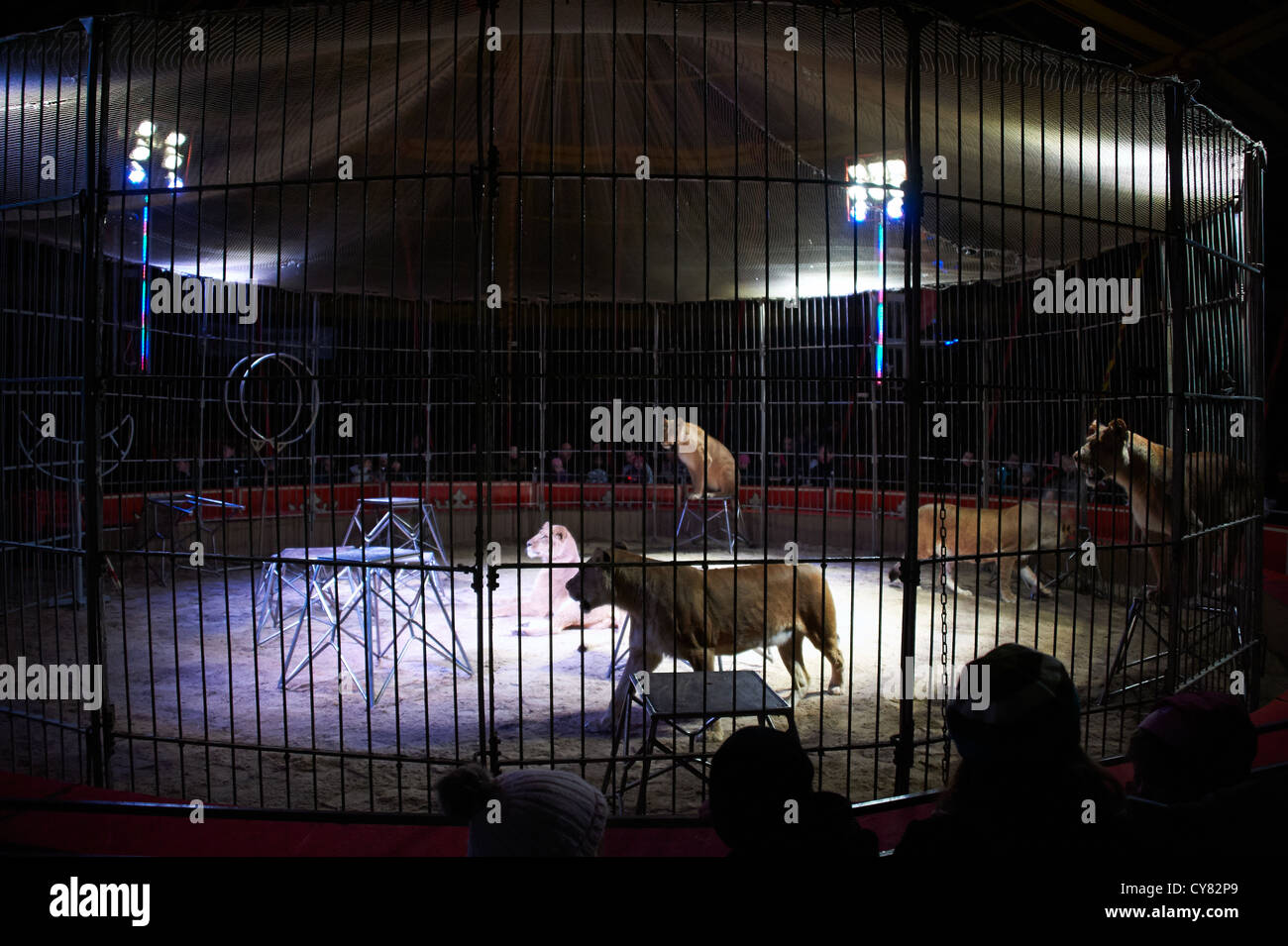 Circus workers tent hi-res stock photography and images - Alamy