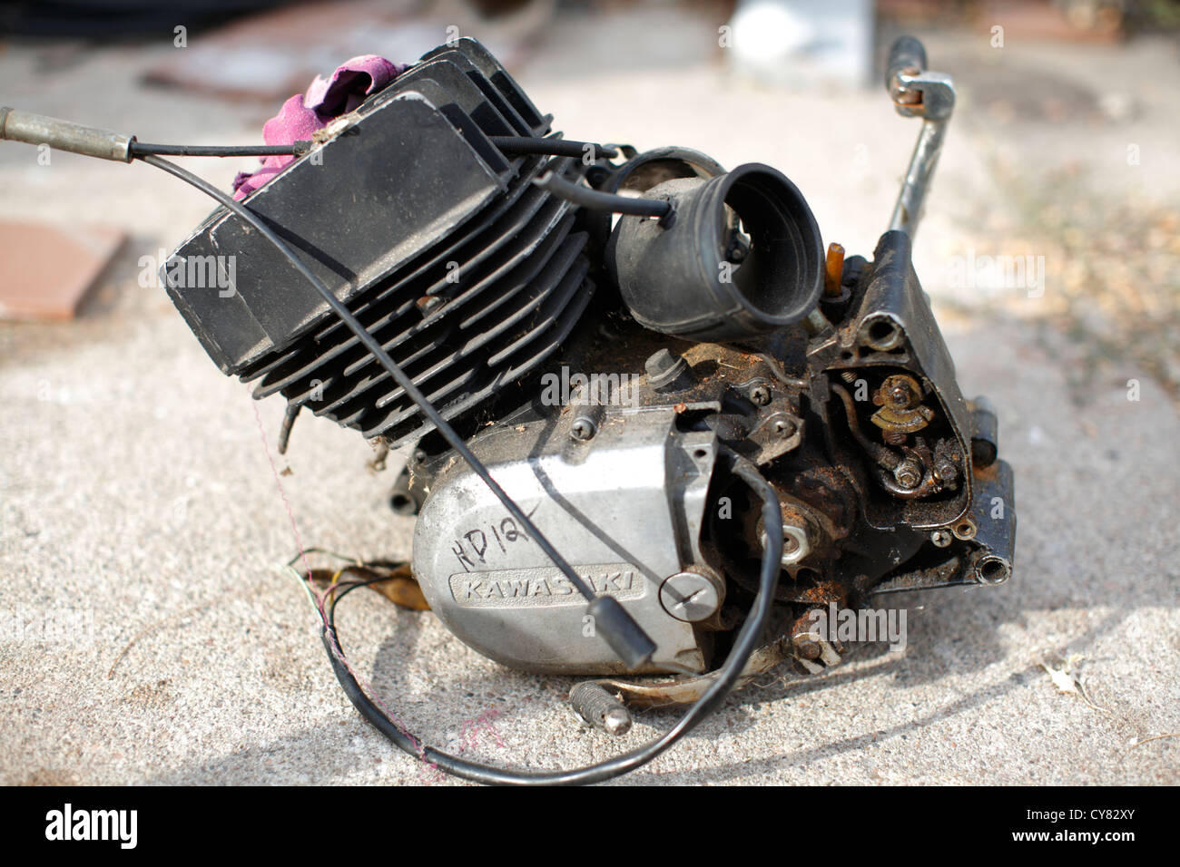 2 cylinder motorcycle engine hi-res stock photography and images - Alamy
