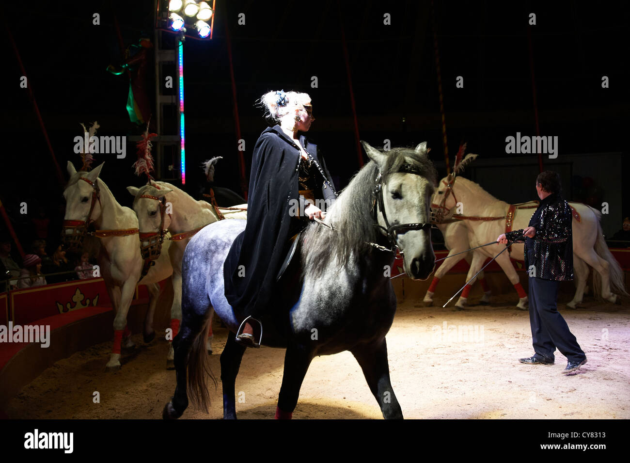 Circus tent interior hi-res stock photography and images - Alamy