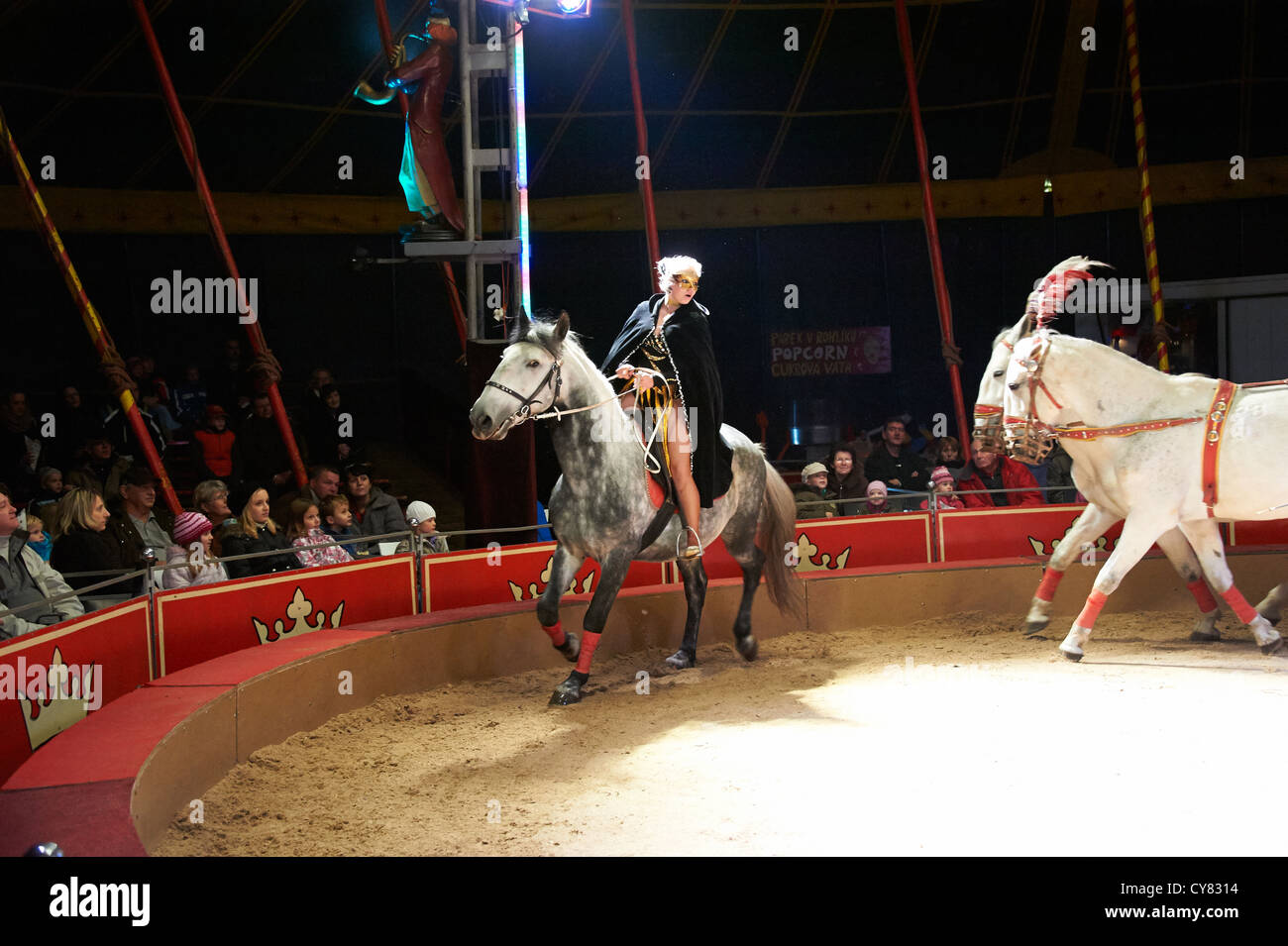 Circus workers tent hi-res stock photography and images - Alamy