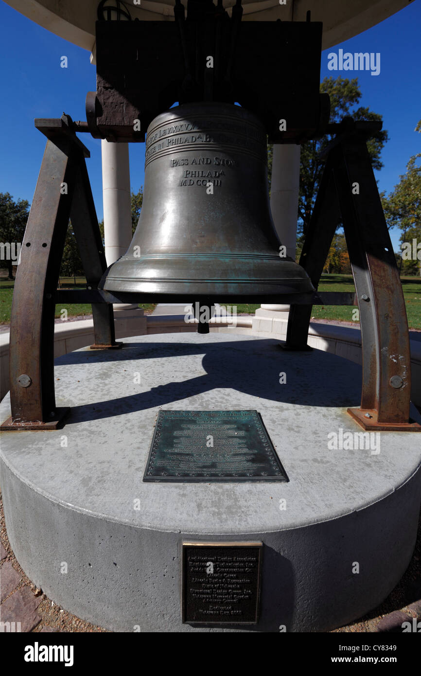 Replica of the Liberty Bell Stock Photo - Alamy