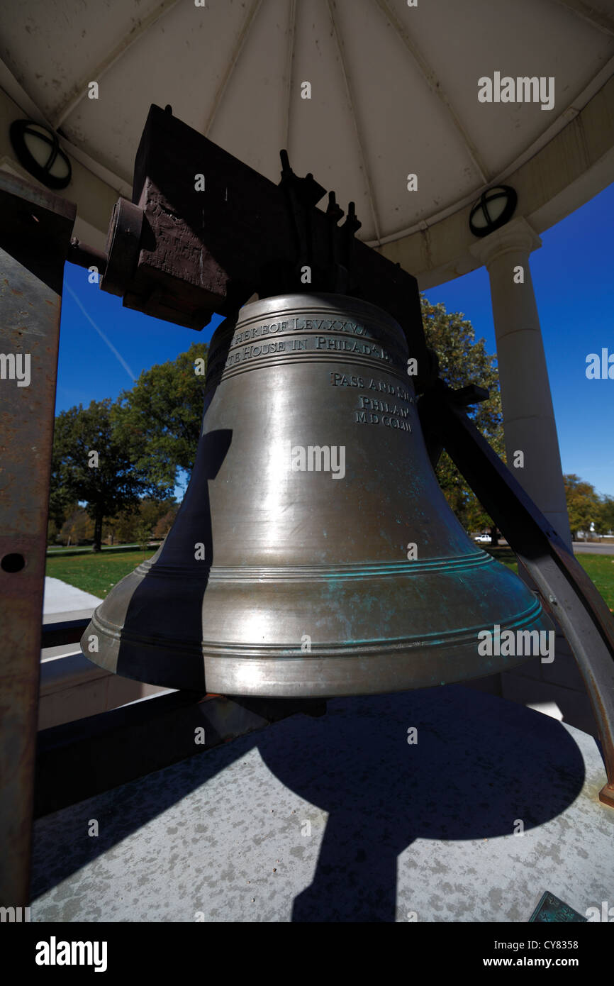 Replica of the Liberty Bell Stock Photo - Alamy