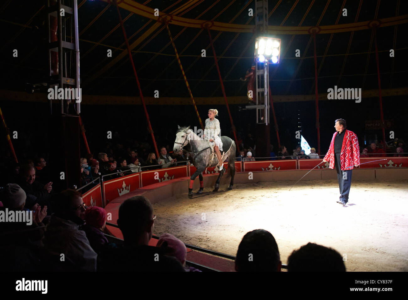 Circus workers tent hi-res stock photography and images - Alamy