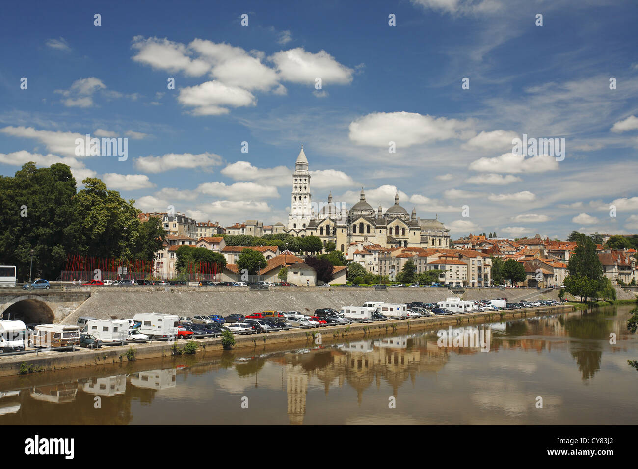 Saint front cathedral city perigueux dordogne hi-res stock photography ...