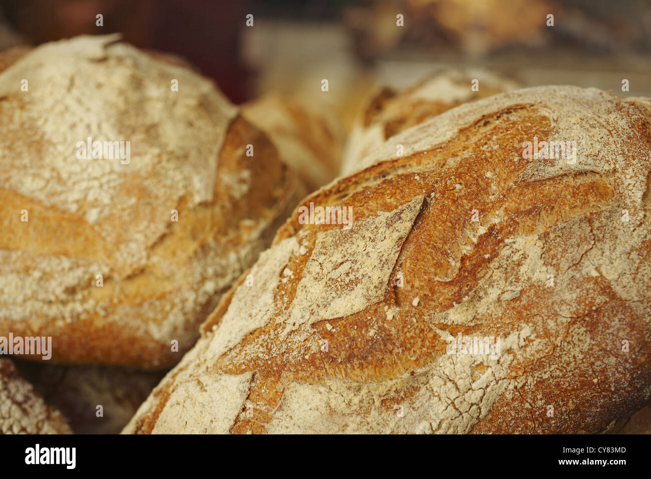 French bread display hi-res stock photography and images - Alamy