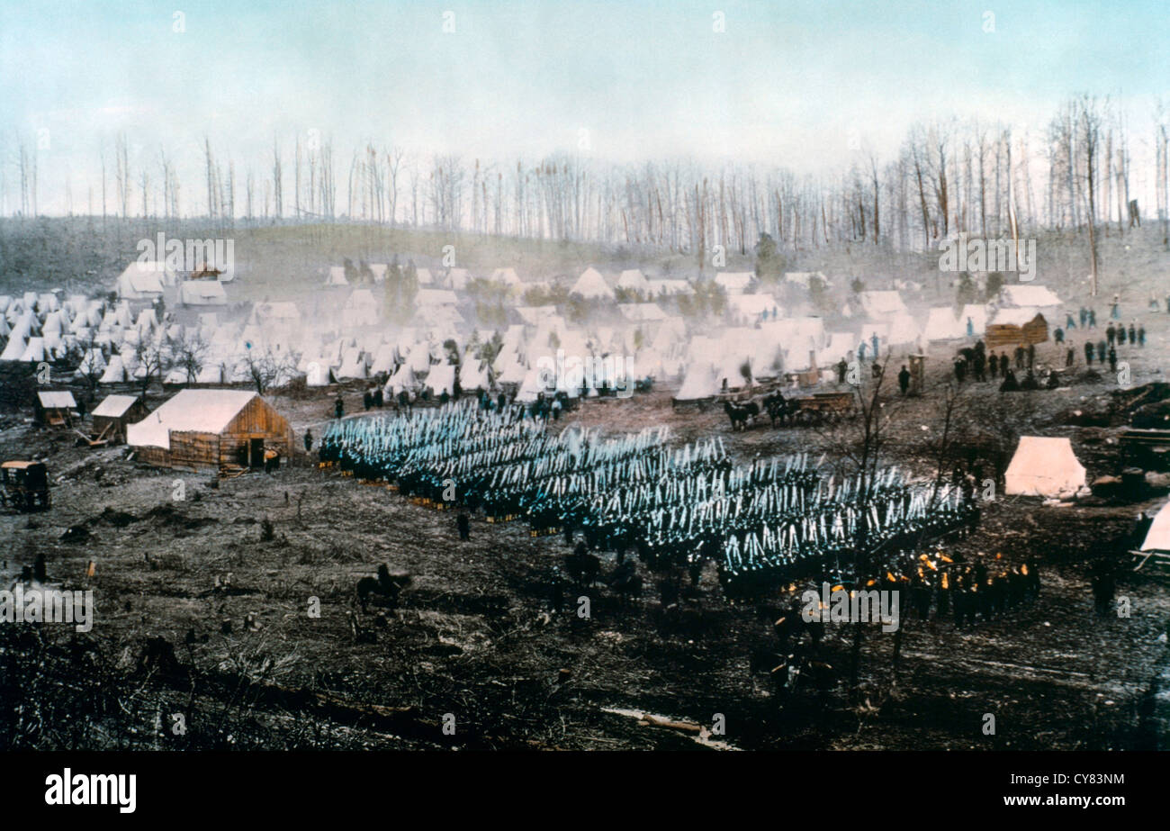 Military Camp, The Civil War (1861-1865 Stock Photo - Alamy