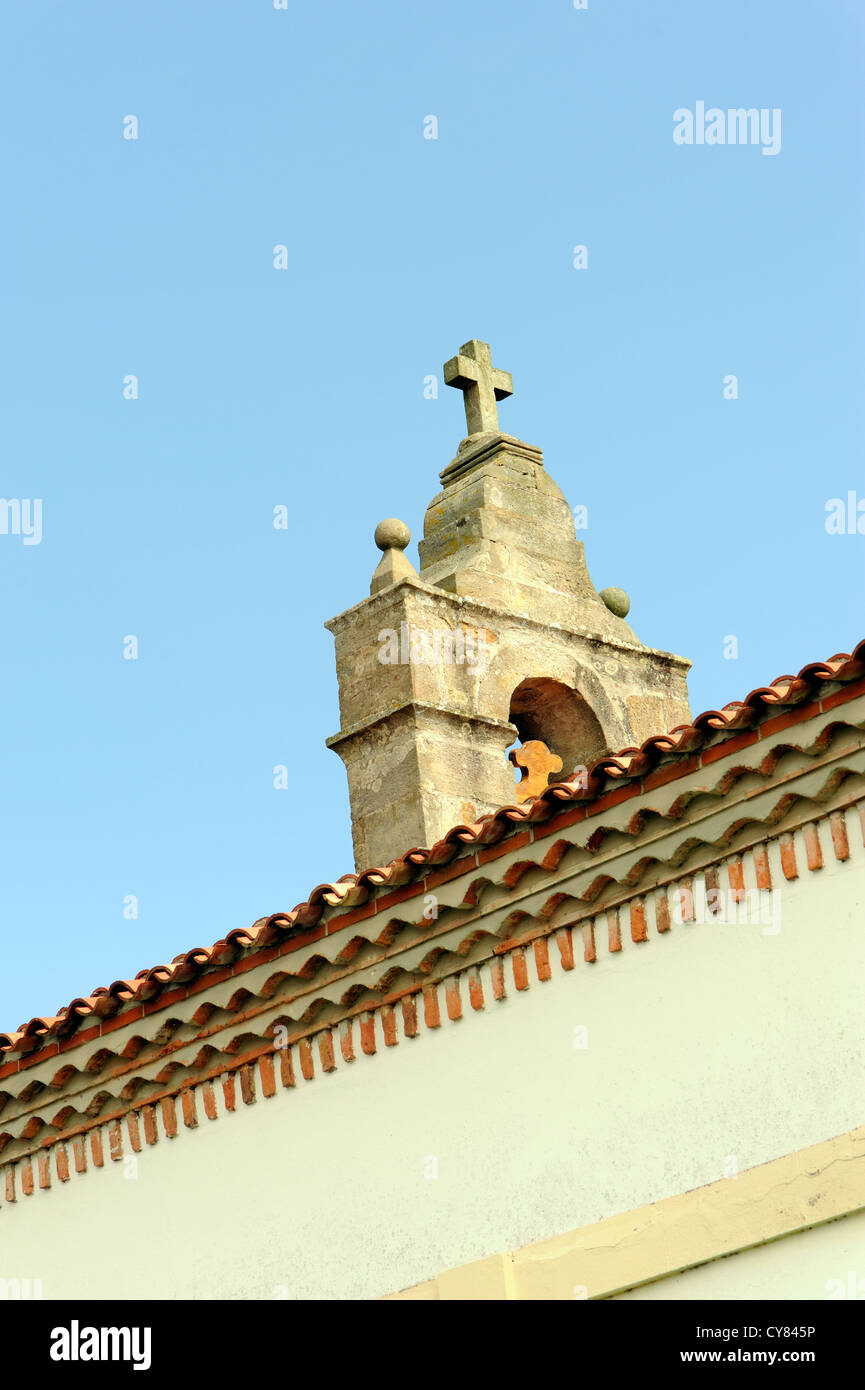 Bell tower of the Ermita de San Roque. Lastres, Colunga, Asturias ...