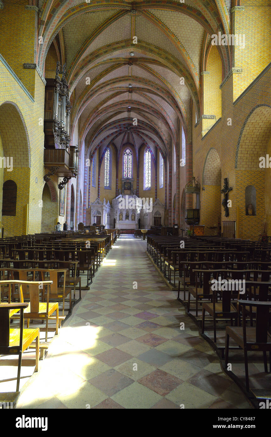 Church cluniac Abbey of Saint-Pierre Moissac Tarn et Garonne Stock ...