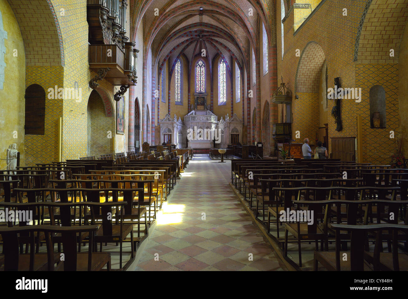 Church cluniac Abbey of Saint-Pierre Moissac Tarn et Garonne Stock ...