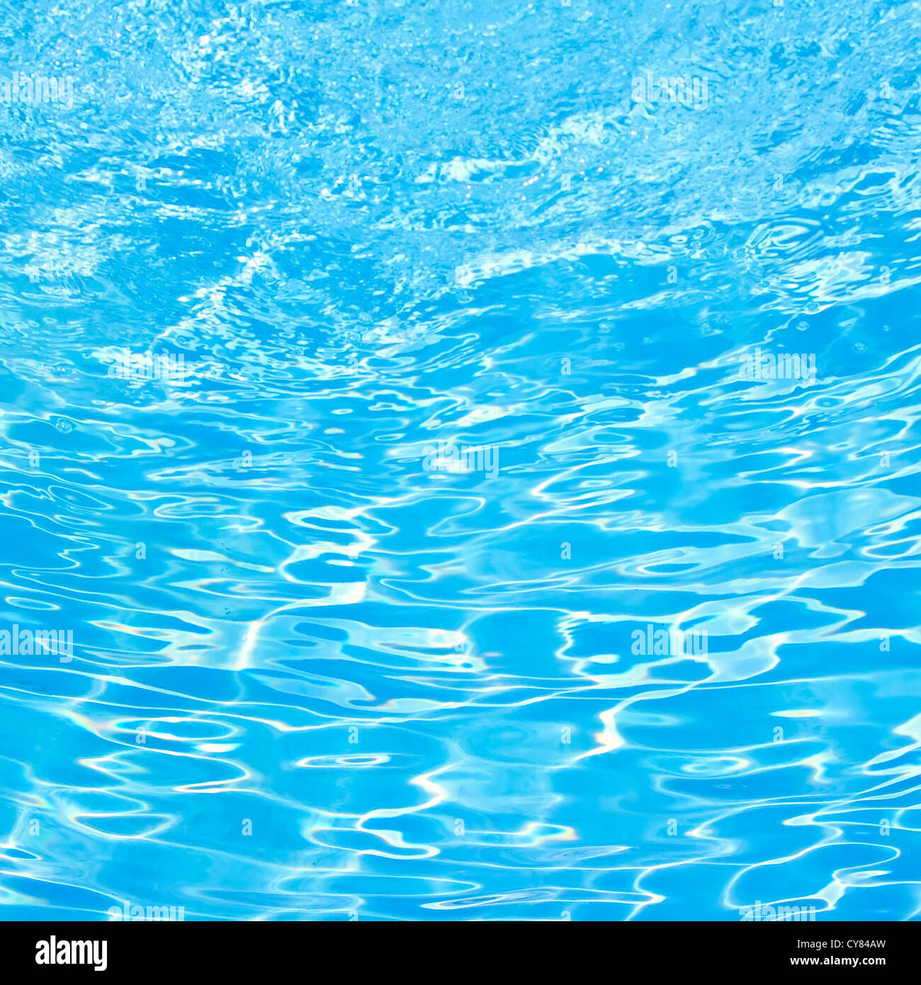 Blue water swim pool background Stock Photo - Alamy