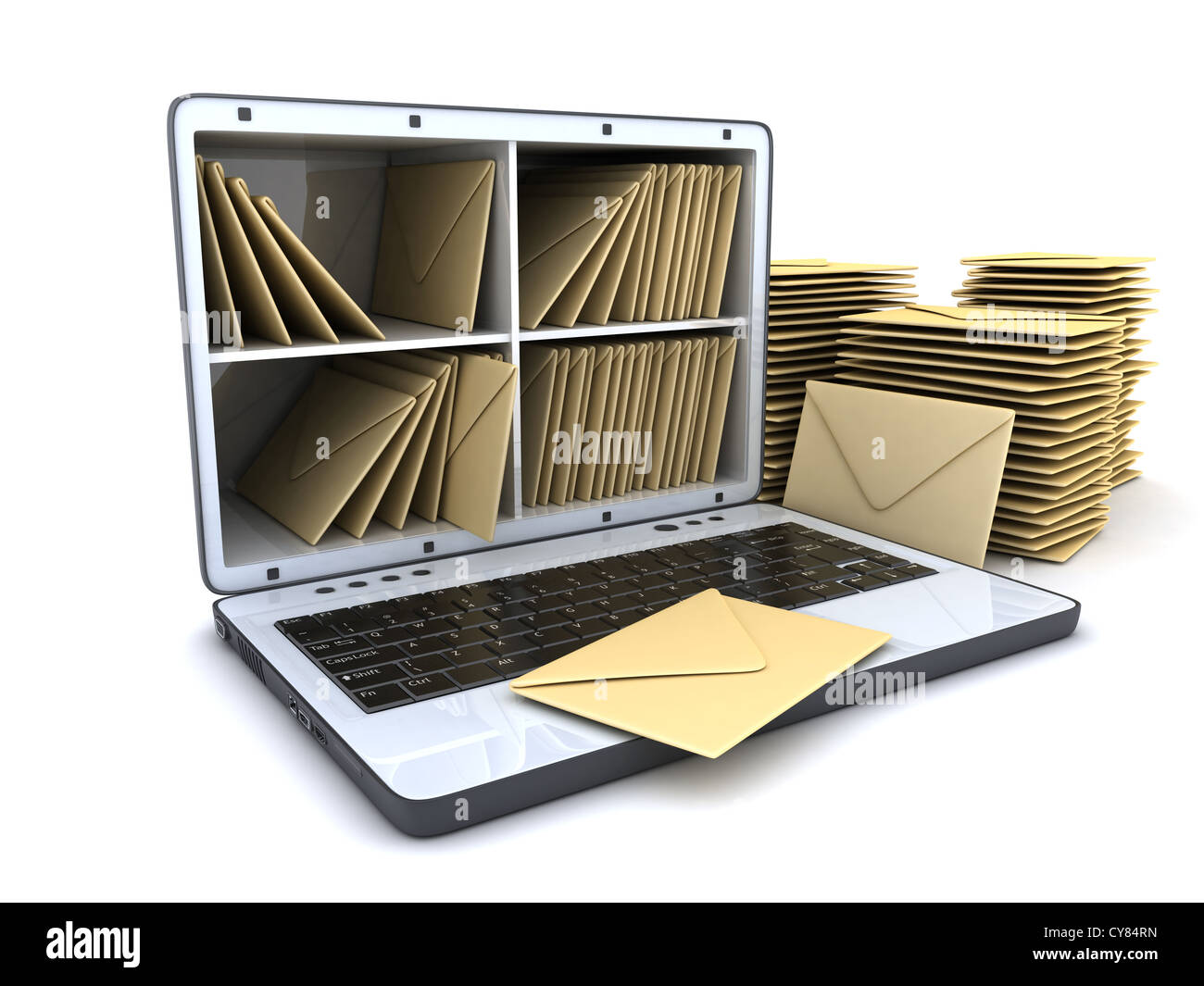 Handling mail Cut Out Stock Images & Pictures - Alamy