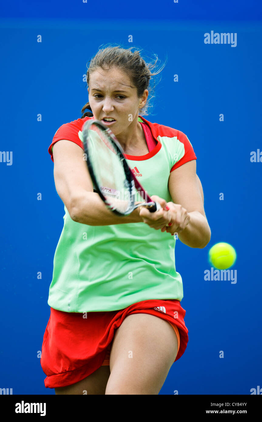 Laura Robson in action Stock Photo - Alamy