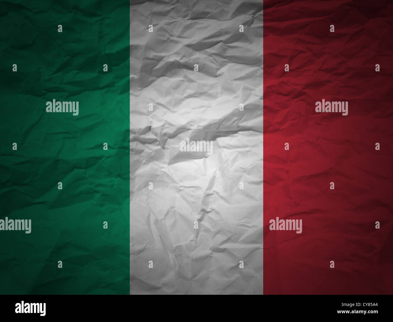 Italy flag on a grunge paper background Stock Photo - Alamy