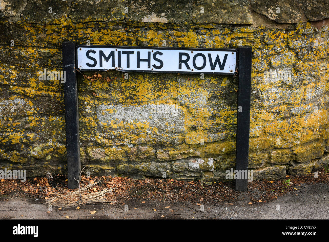 Smiths Row Street Sign Stock Photo - Alamy