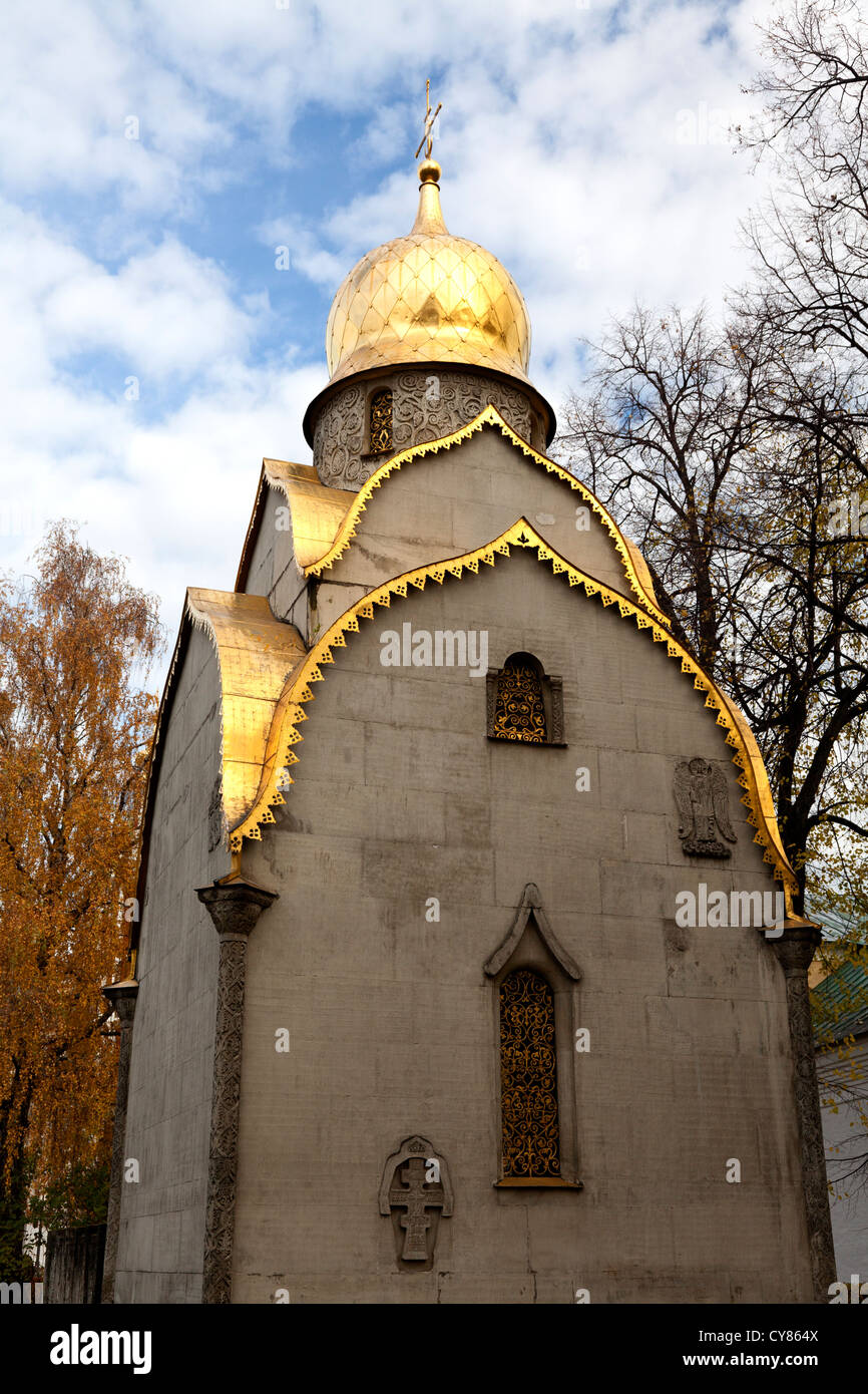 Chapel at Novodevichy Convent, Moscow Stock Photo - Alamy