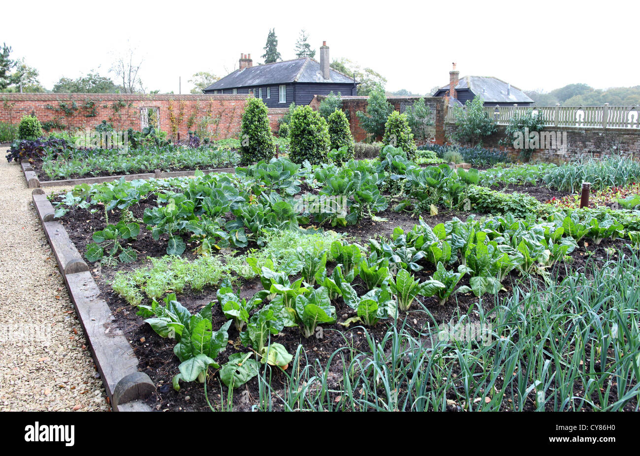 The walled garden at The Pig in the New Forest. Picture by James ...