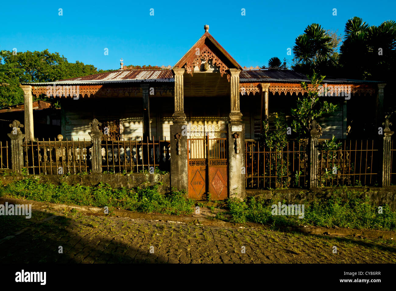 Old French Colonial House,Joffreville City, Madagascar Stock Photo - Alamy