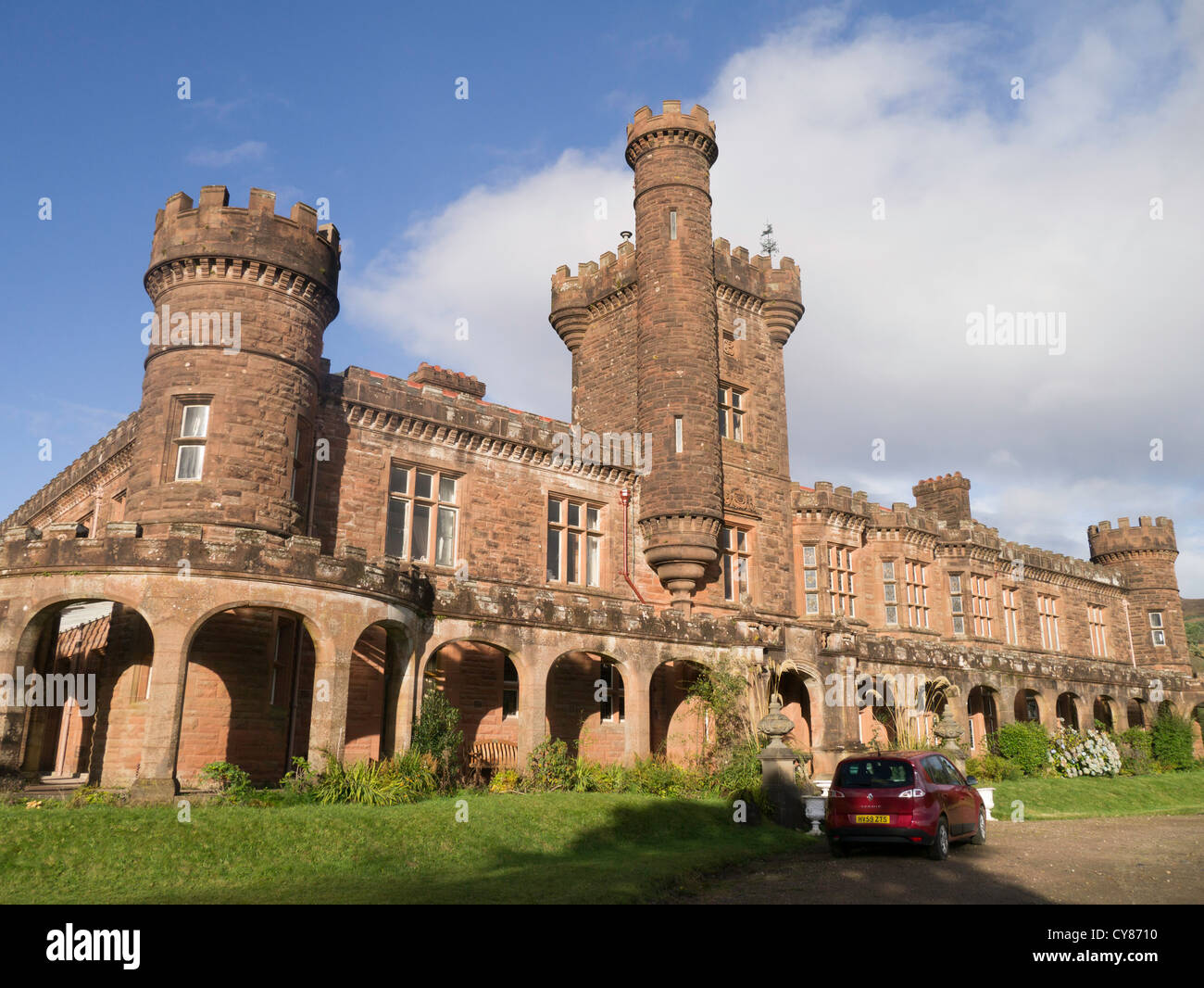 Kinloch Castle on Rum is a late Victorian mansion now owned by Scottish ...