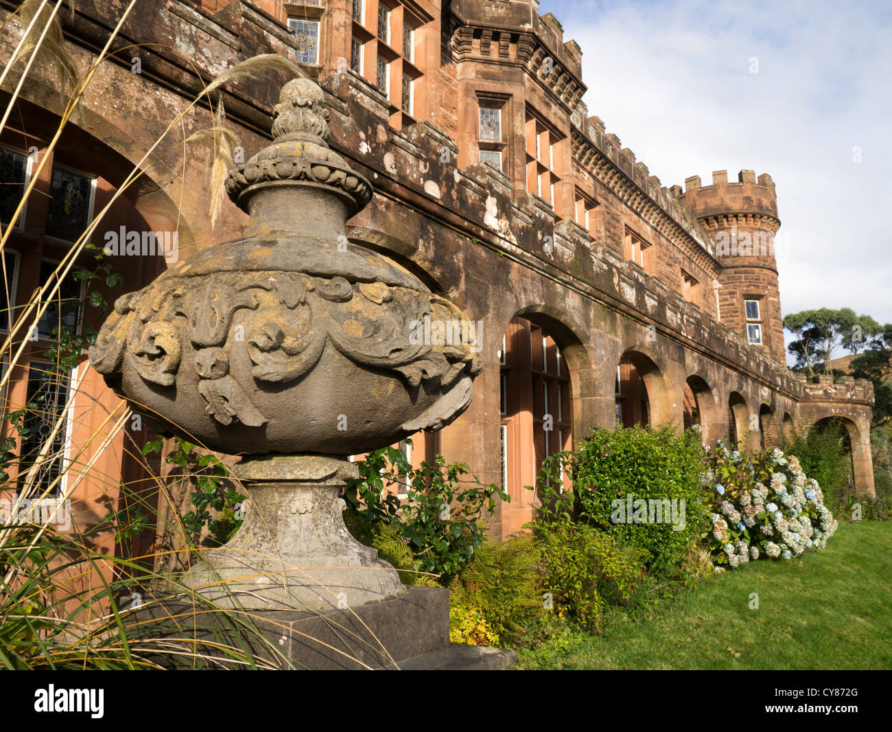 Kinloch Castle on Rum is a late Victorian mansion now owned by Scottish ...