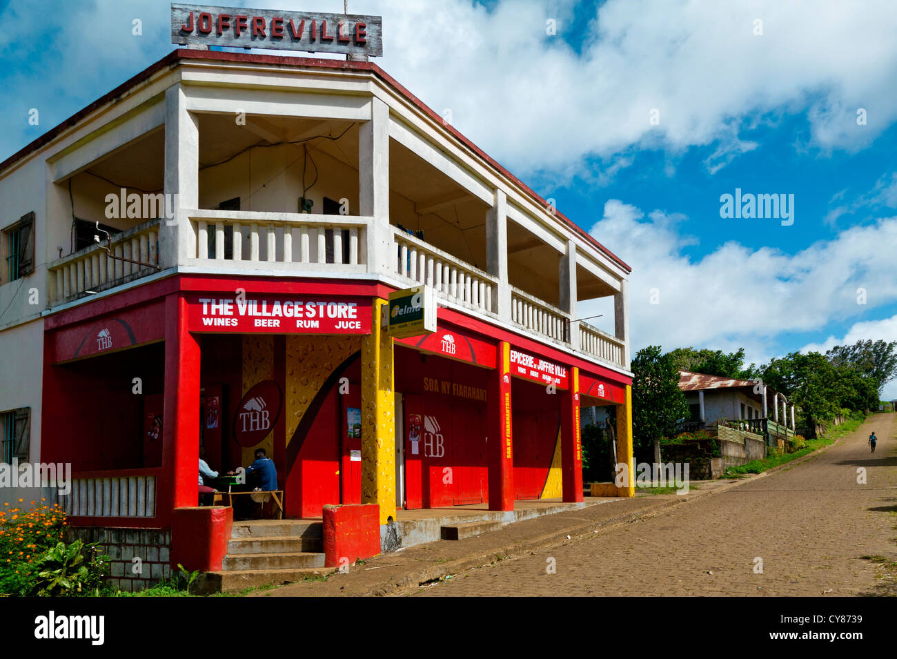 A Shopping Center, Joffre Avenue , Main Street in Joffreville ...