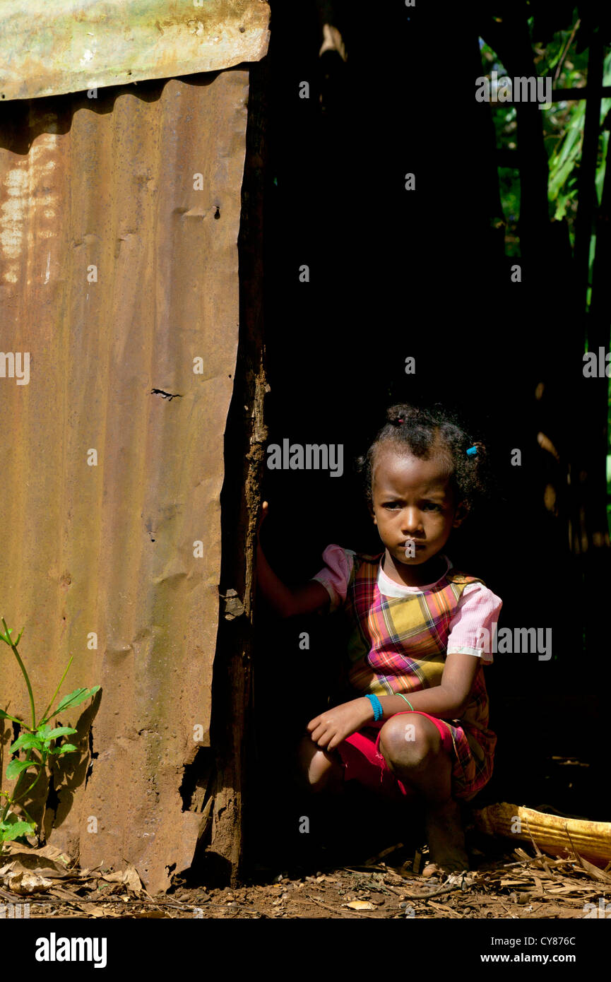 Children In Joffreville, Madagascar Stock Photo - Alamy