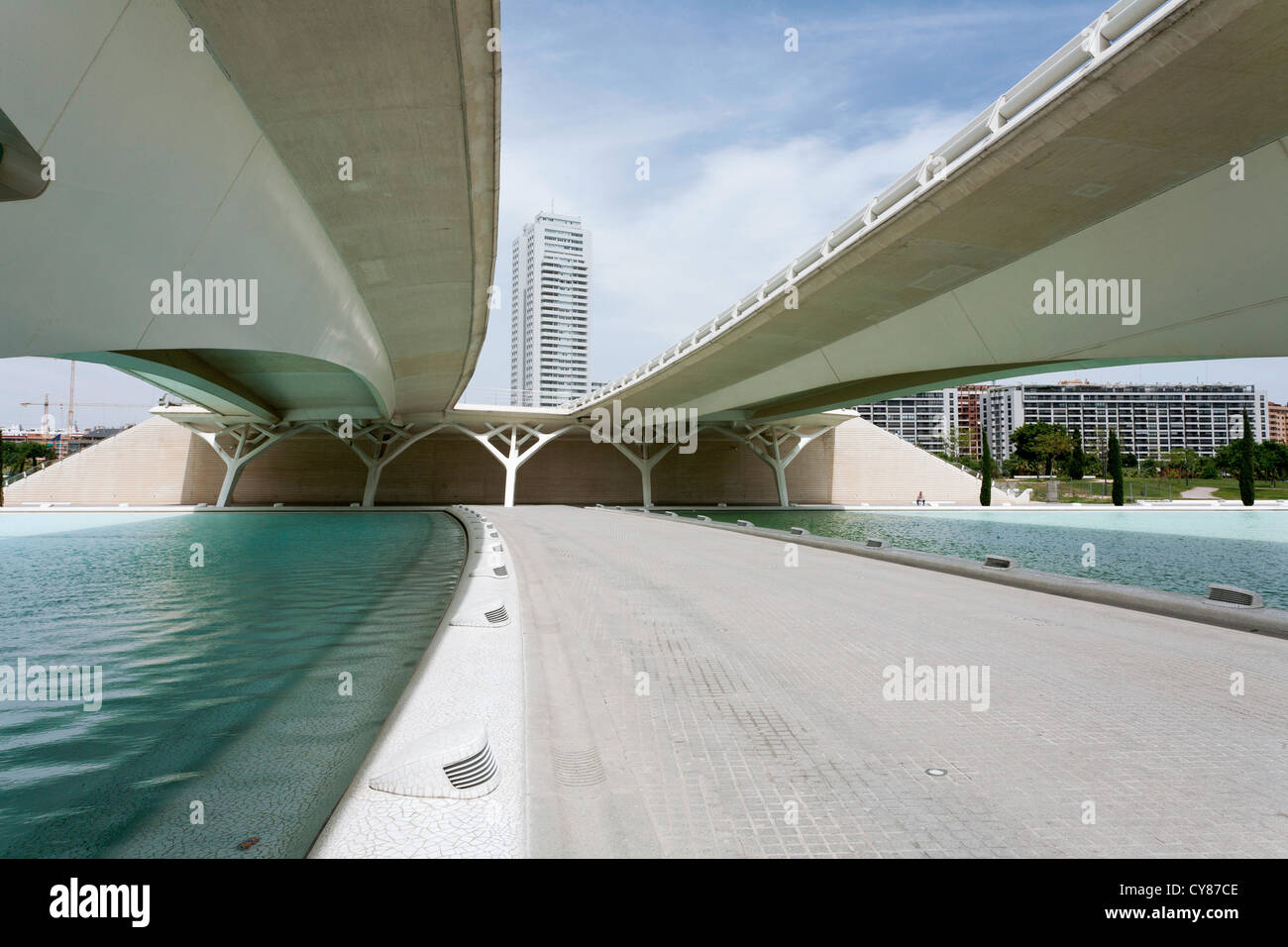 A walk in the area of Turia river in Valencia, Spain Stock Photo - Alamy