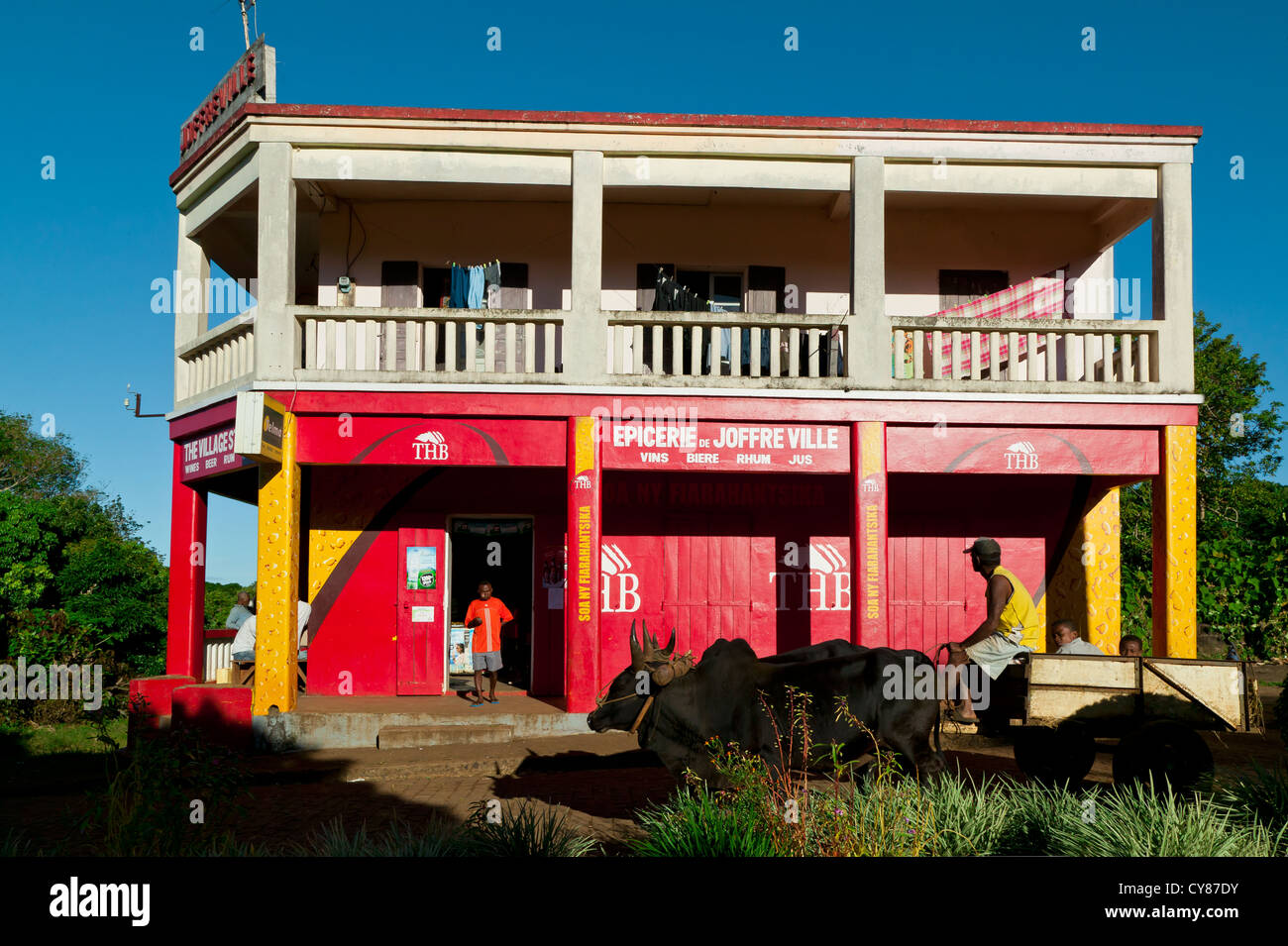 A Shopping Center, Joffre Avenue , Main Street in Joffreville ...