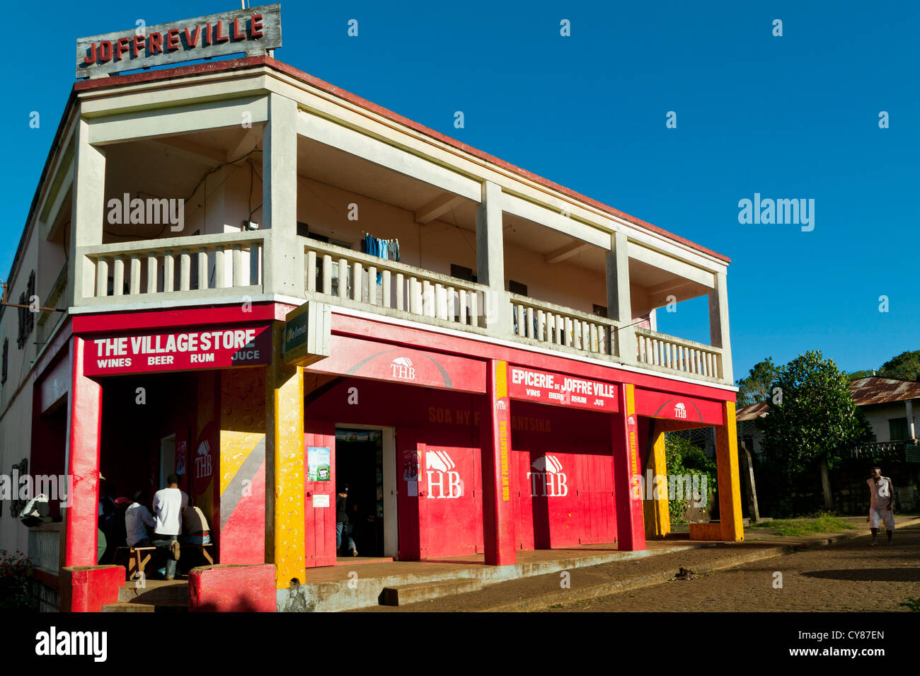 A Shopping Center, Joffre Avenue , Main Street in Joffreville ...