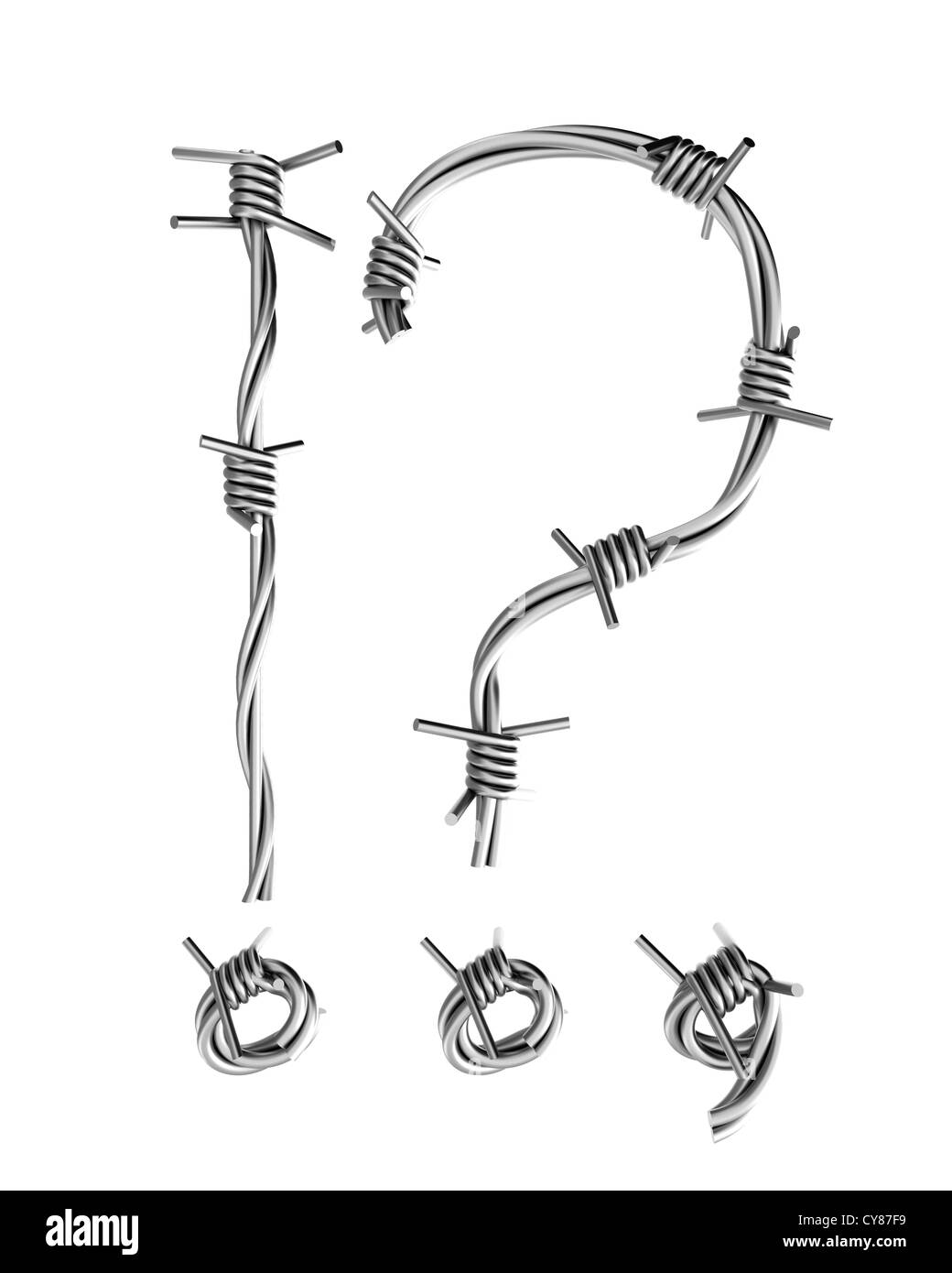 Exclamation point and question mark Black and White Stock Photos ...