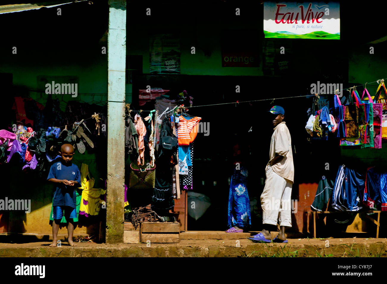 A Shop In Joffreville, Madagascar Stock Photo - Alamy