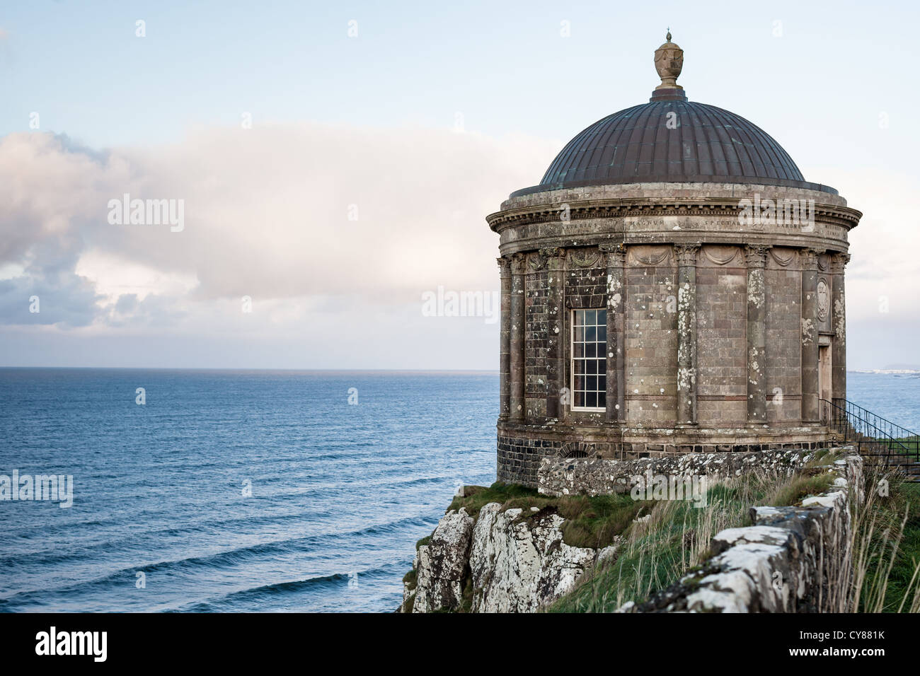 Mussenden Temple, County Londonderry coast, Northern Ireland Stock ...