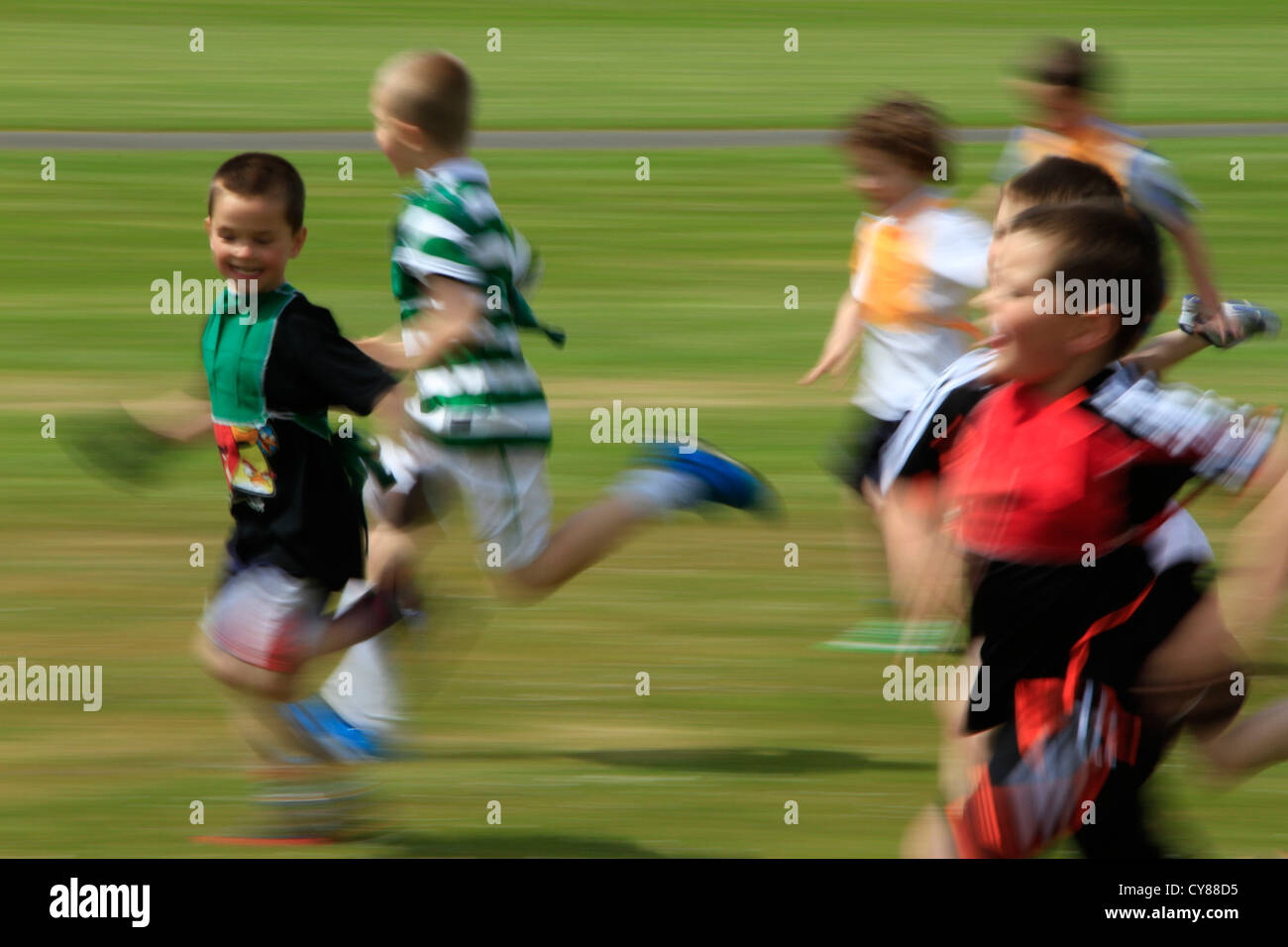School sports boys running race Stock Photo - Alamy