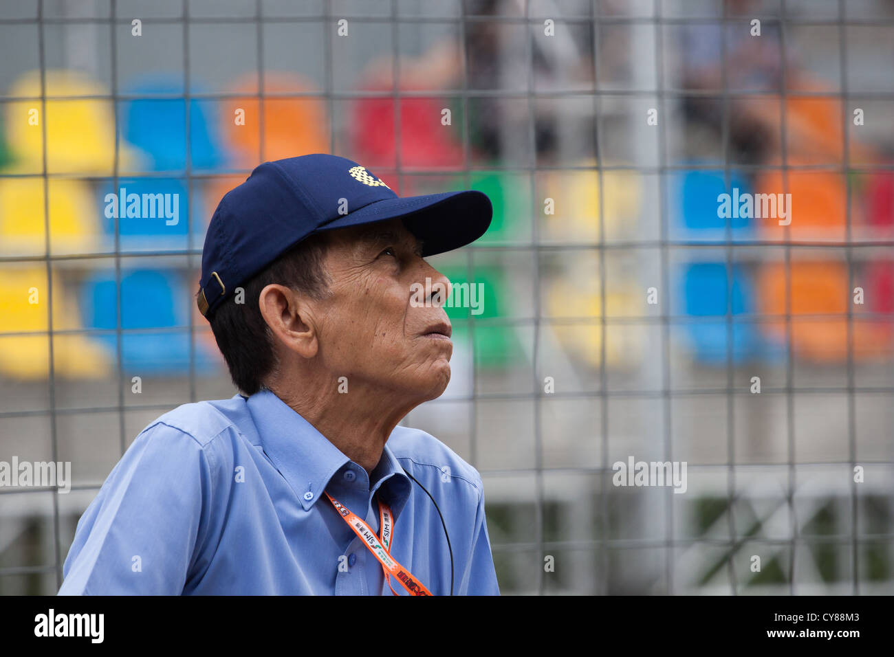 A FIA marshall at the Macau Grand Prix Stock Photo - Alamy