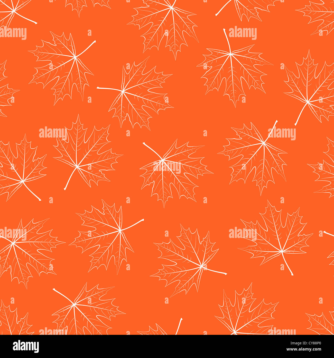 Filigree maple leaf seamless background Stock Photo - Alamy