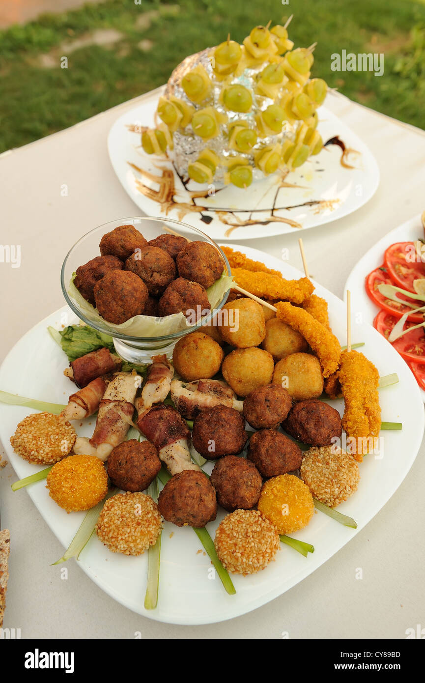 chicken nuggets with sesame Stock Photo - Alamy
