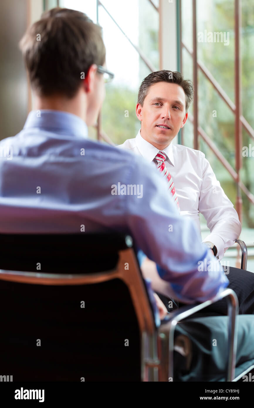 Man having an interview with manager employment job candidate hiring ...