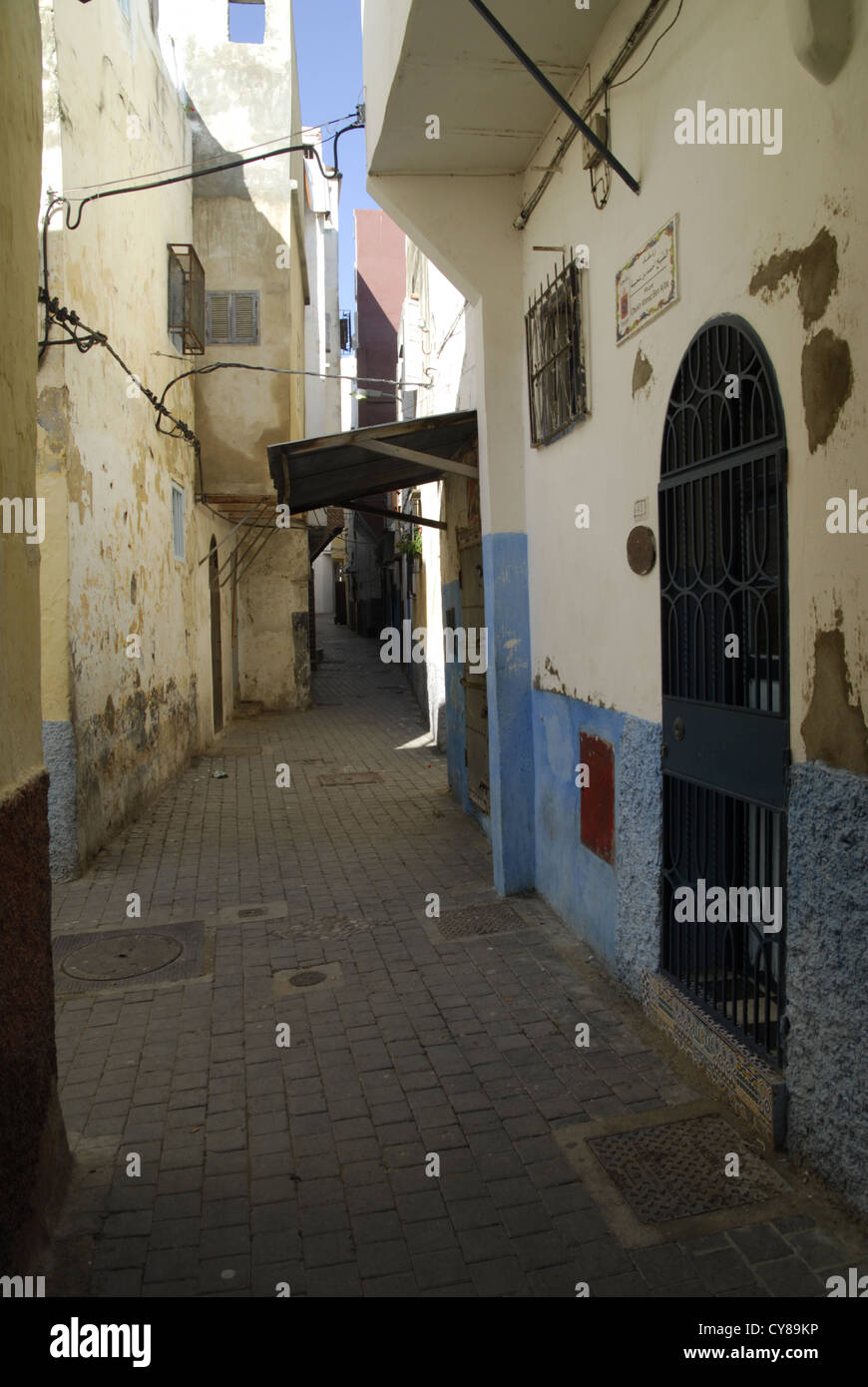 Street in the Casbah, Tangier, Morocco Stock Photo - Alamy