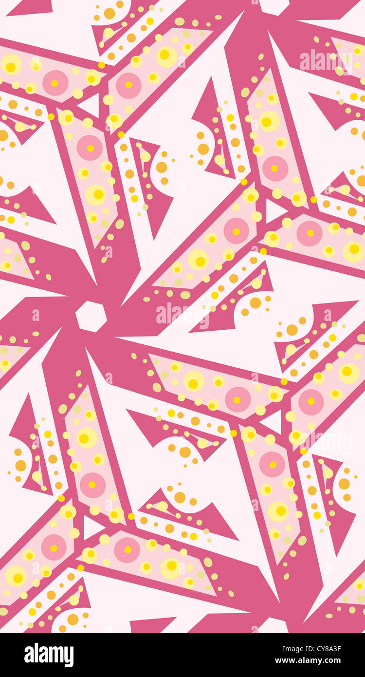 Seamless background of bubbly pink pinwheels Stock Photo - Alamy