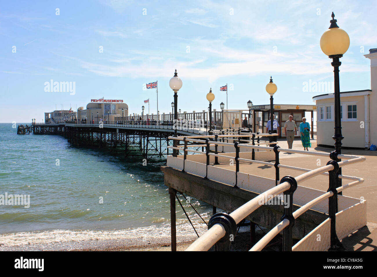 Worthing pier, West Sussex, England UK Stock Photo - Alamy
