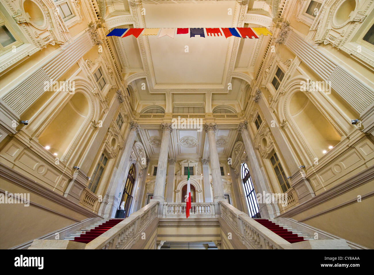Italy, Piedmont, Turin, Carignano palace, National Museum of the ...