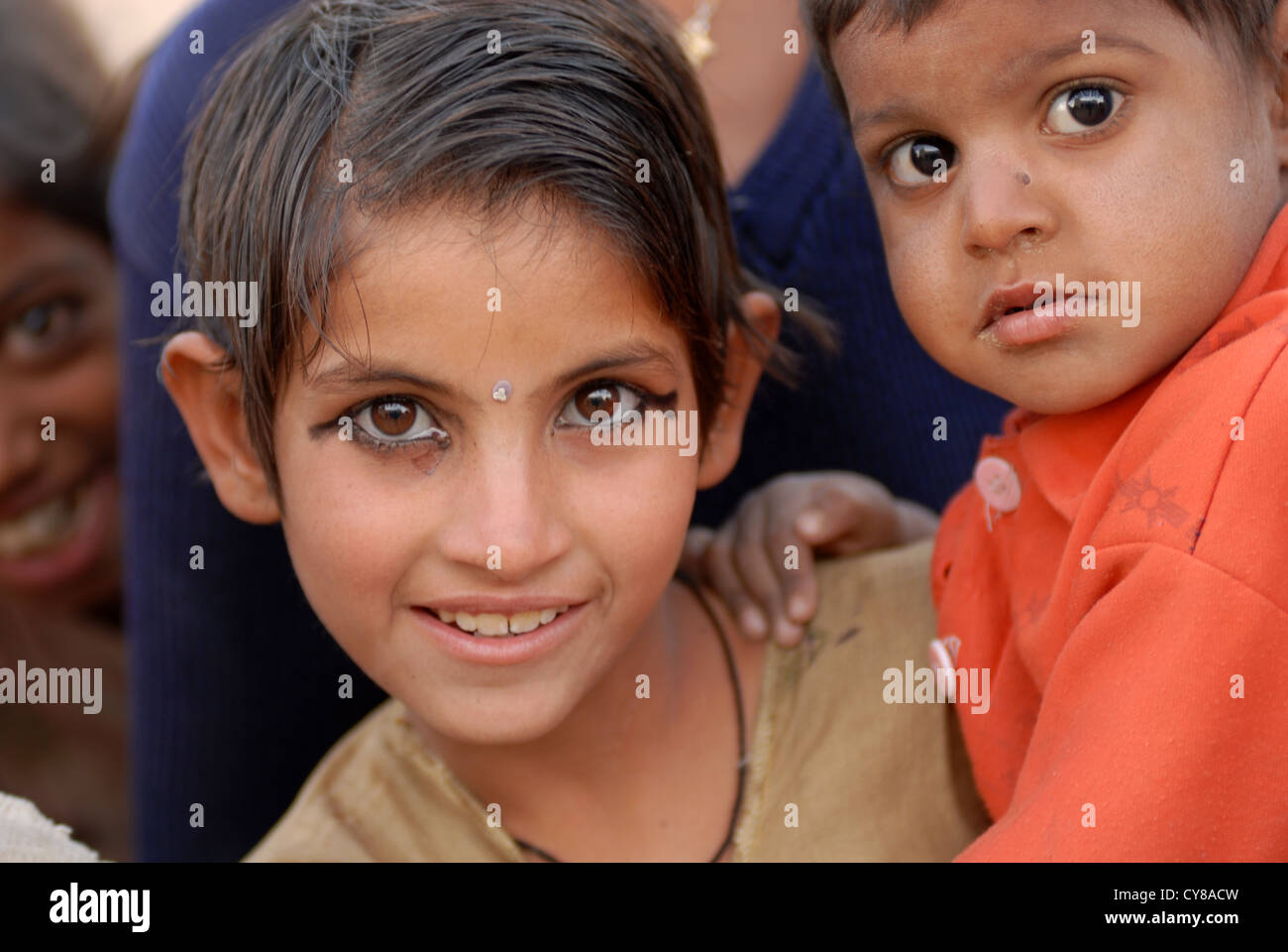 Portraits of Indian Children Stock Photo - Alamy