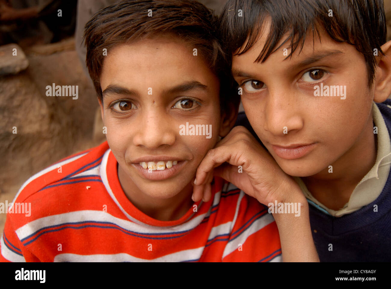Portraits of Indian Children Stock Photo - Alamy