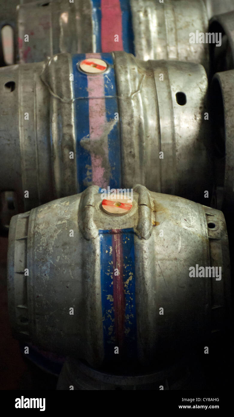 Silver kegs hi-res stock photography and images - Alamy