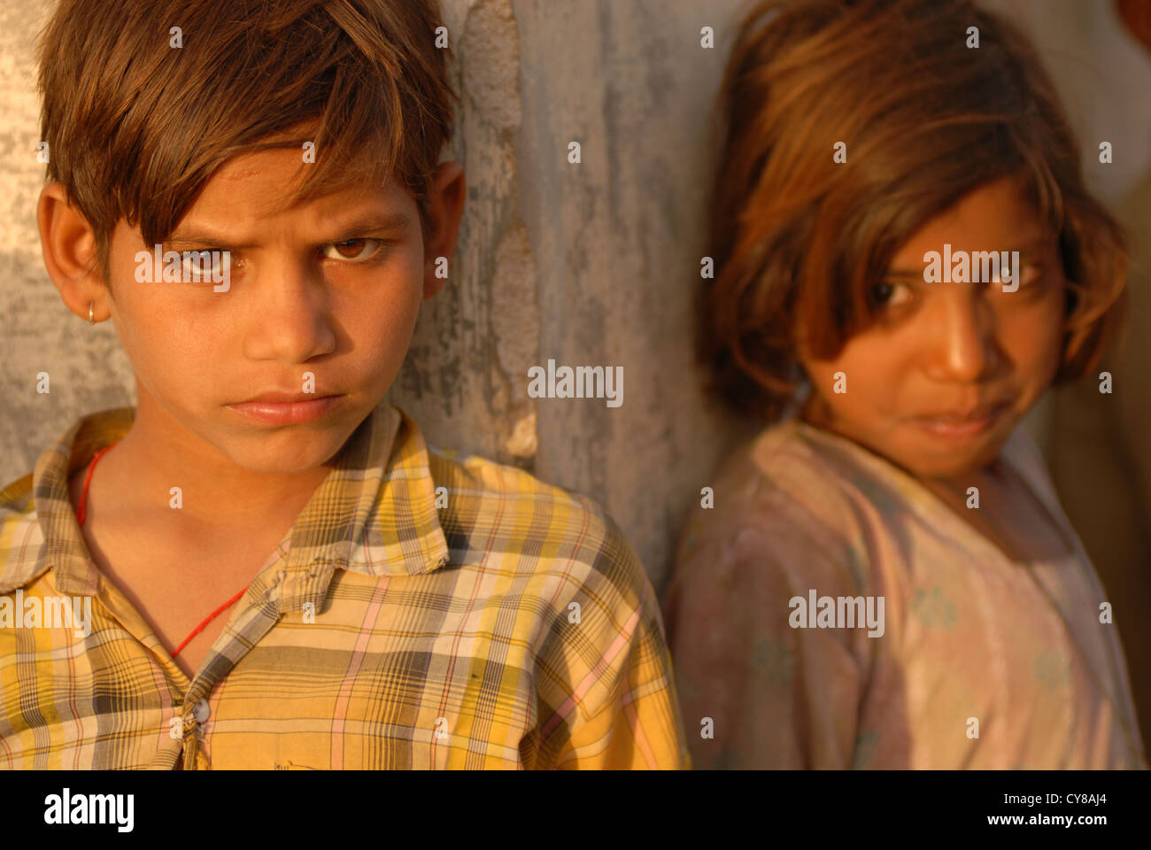 Portraits of Indian Children Stock Photo - Alamy